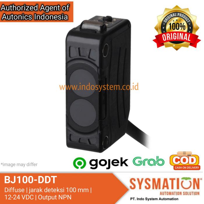 Jual AUTONICS BJ100-DDT PHOTOELECTRIC SENSOR, Out NPN - ISA - Kota Depok - Indosystem Automation ...