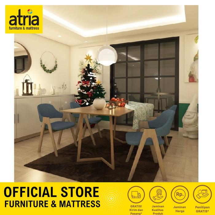 Promo Atria Meja Makan Rectangular Set Axell + Nayla Cicil 0% 3x - Kota ...