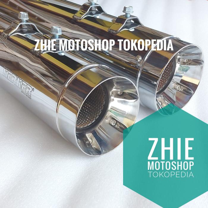 Jual knalpot kerker chrom harley davidson twin cam - Kab. Banyumas - zhie motoshop | Tokopedia