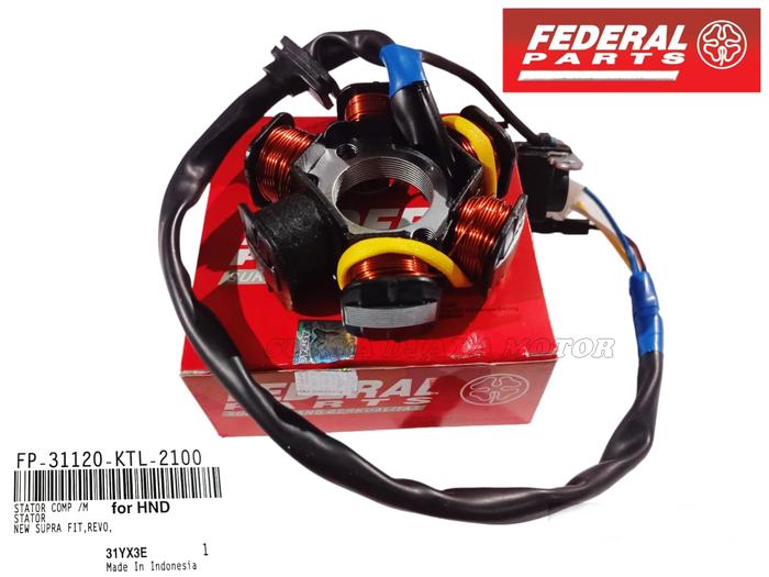 Jual Spul Spull Stator Spol Spool Assy Legenda 2 Supra Fit New Revo ...