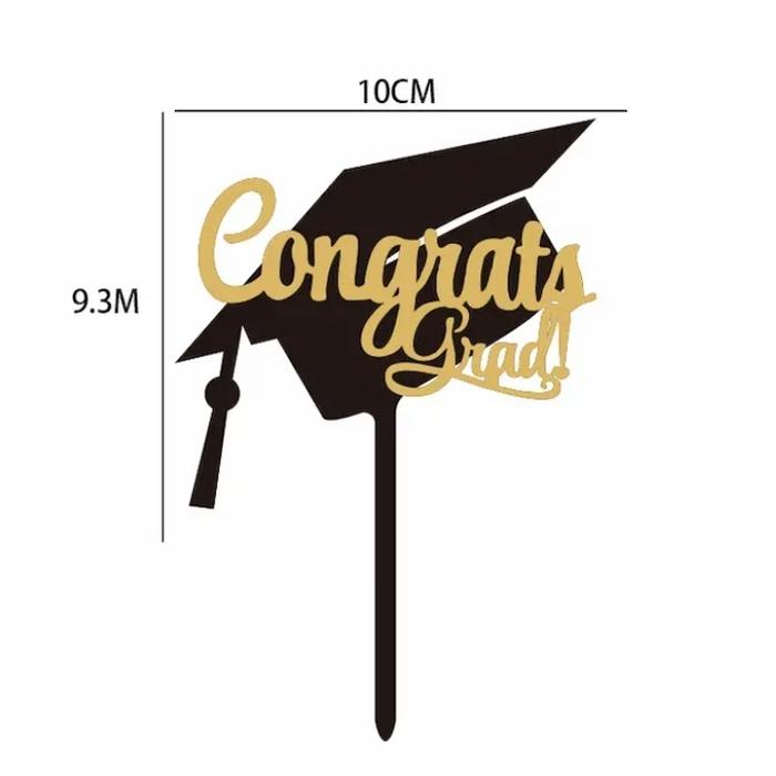 Jual topper cake kue wisuda graduation - congrats grad - Kota Tangerang ...