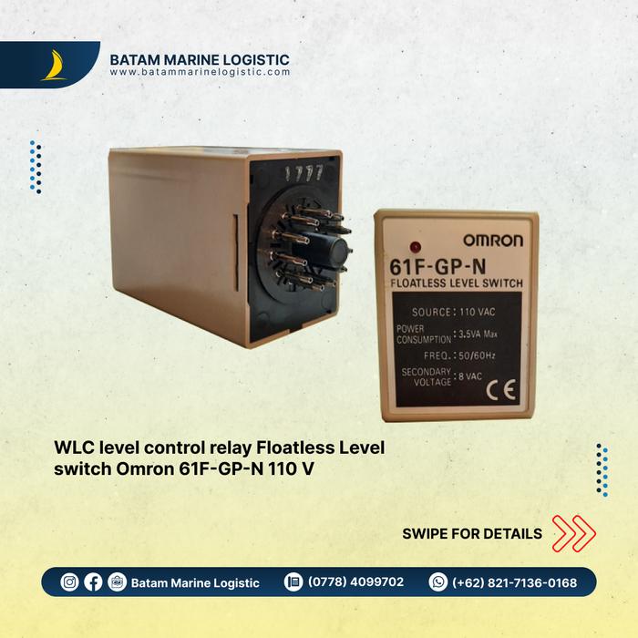 Jual WLC level control relay Floatless Level switch Omron 61F-GP-N 110 V - Kota Tanjung Pinang ...