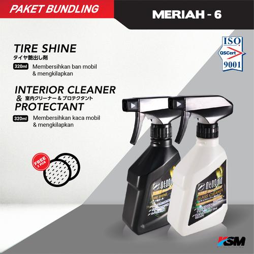 Promo Paket Bundling Meriah VI (Tire Shine+Interior Cleaner320 ml+Aplicator) - Kab. Bogor ...