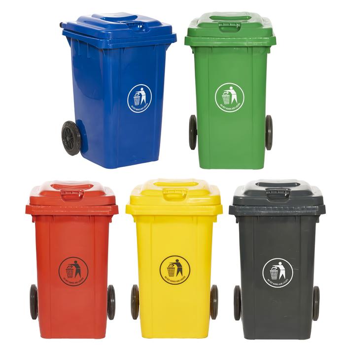 Jual Plastic Wheeled Dustbin/Waste Bin for Outdoor - Tempat Sampah ...