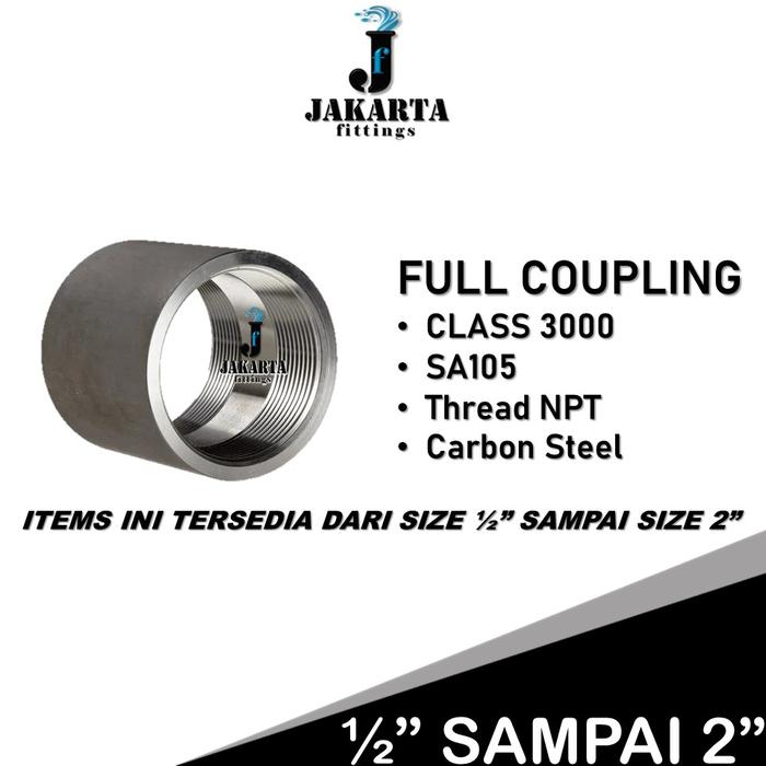 Jual FULL COUPLING CS CL 3000 SA105 THREAD NPT - Kab. Bekasi - JAKARTA ...