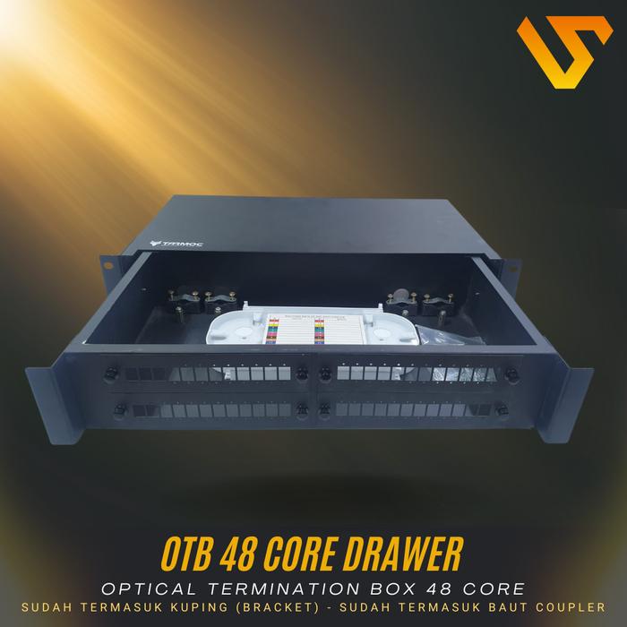Jual Tarmoc Fiber Optic OTB 48 Core SC | 2U Drawer ODF OTB 48 Core ...