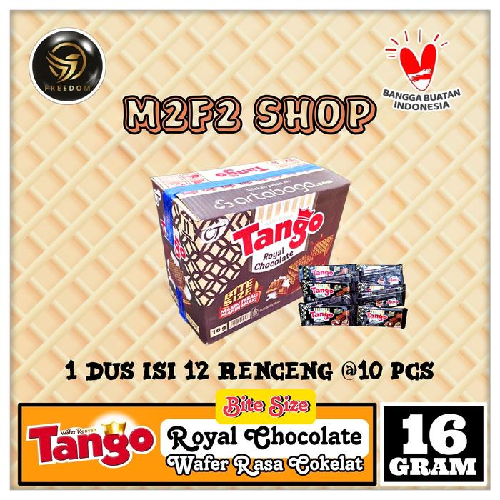 Jual Tango Wafer Royal Chocolate | Krim Cokelat Sachet - 16 gr (Karton ...
