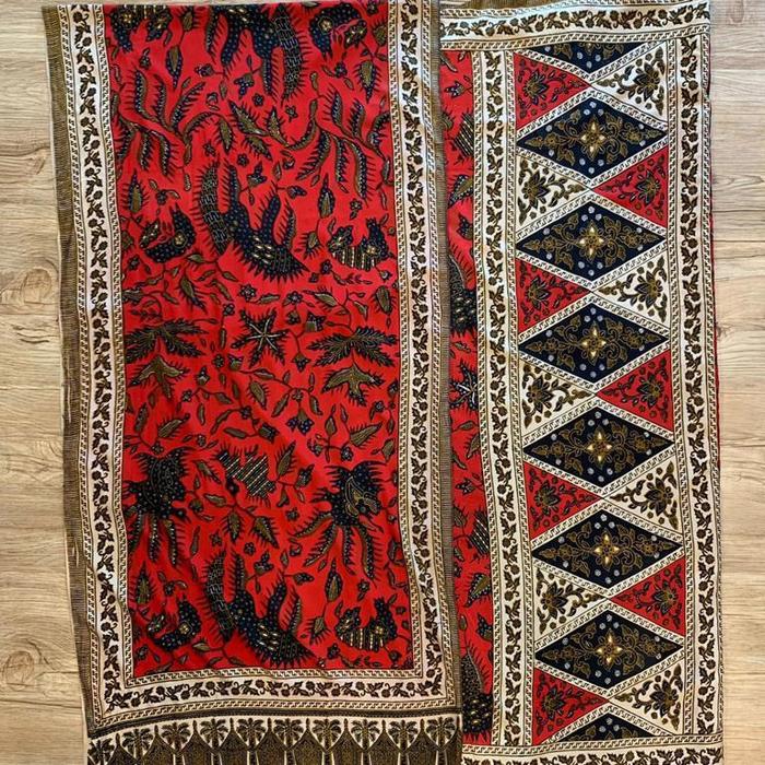 Jual Batik tanah liat / Liek / batik kuno Minangkabau - Merah - Kota ...