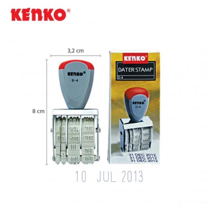 Jual KENKO Stempel Tanggal / Dater Stamp D-4 - Kota Bandung - Merauke ...