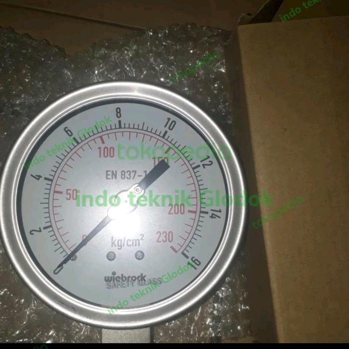 Jual pressure gauge 4"0-16kg/glyserin oil - Jakarta Barat - indo teknik Glodok | Tokopedia