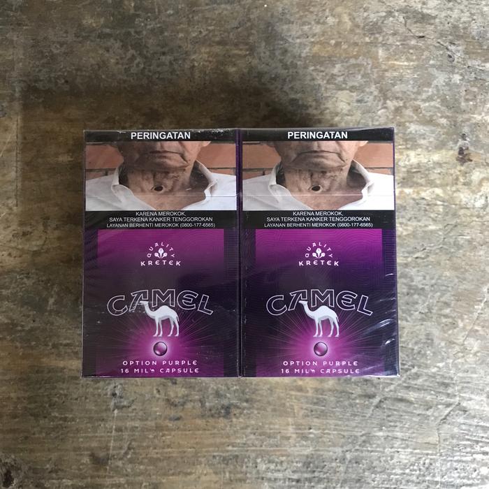Jual Rokok CAMEL OPTION PURPLE 16 BATANG - Mild Capsule Ungu Besar Pak ...