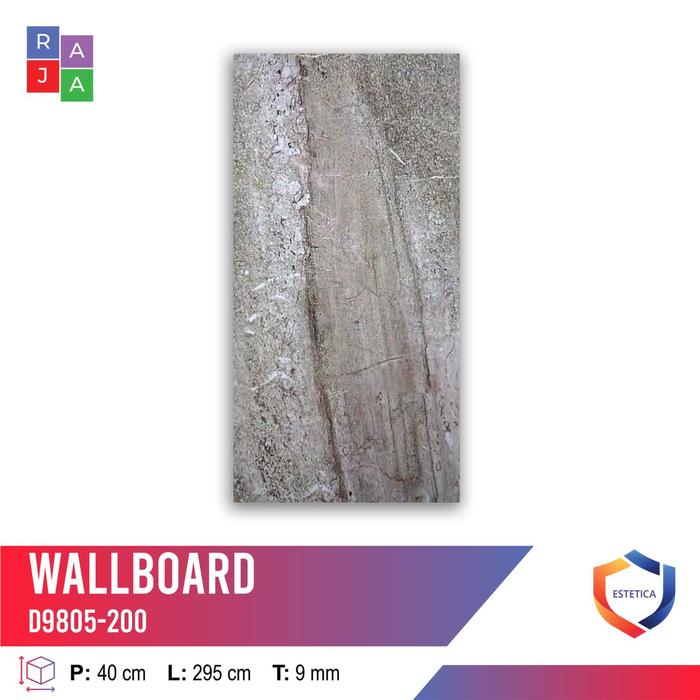 Jual WALLBOARD PANEL MARMER DOFF SISTEM KLIK HARGA PER LEMBAR - D9805 ...