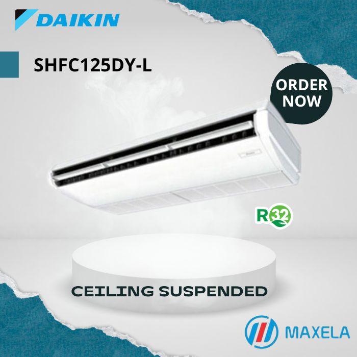 Jual AC Ceiling Suspended Daikin SHFC125DY-L kapasitas 5 PK, R32 ...