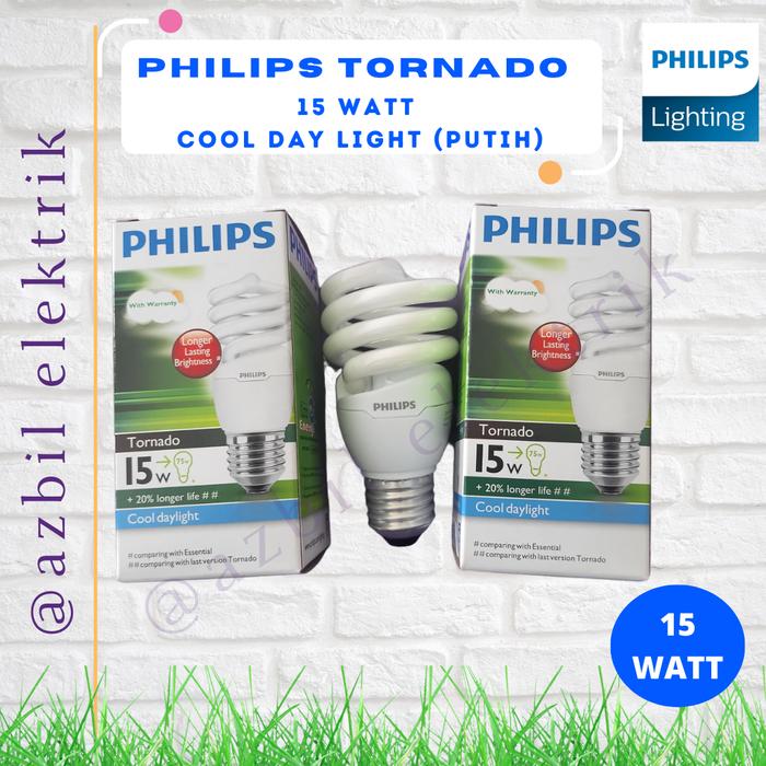 Jual Lampu PHILIPS Tornado 15 Watt E27 Putih - Kota Tangerang Selatan - Azbil elektrik | Tokopedia