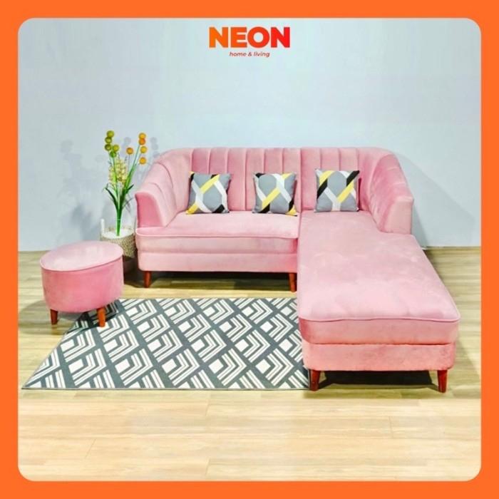 Jual NEON Sofa Lune | Sofa Set L Sudut Ruang Tamu Minimalis - Kota ...