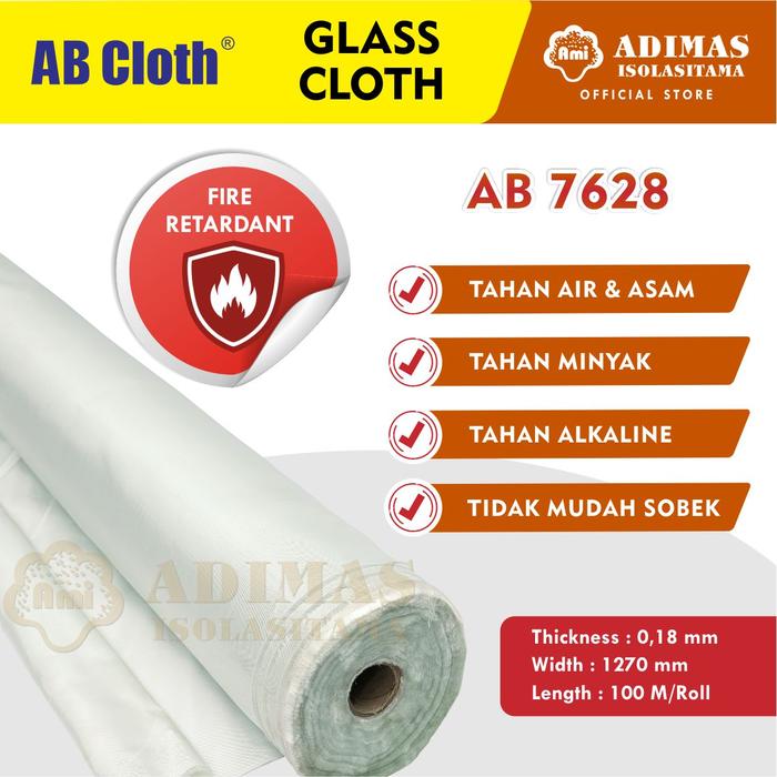 Jual Fiberglass Cloth Merek AB Cloth 7628 Pelapis Untuk Membungkus ...