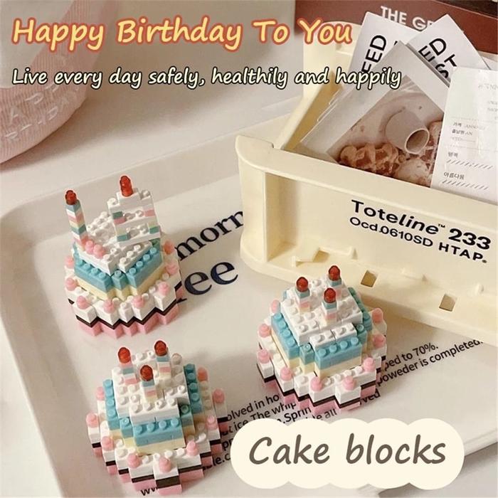 Jual hokilah LEGO KUE ULANG TAHUN mainan kue ulang tahun blok kue ulang ...
