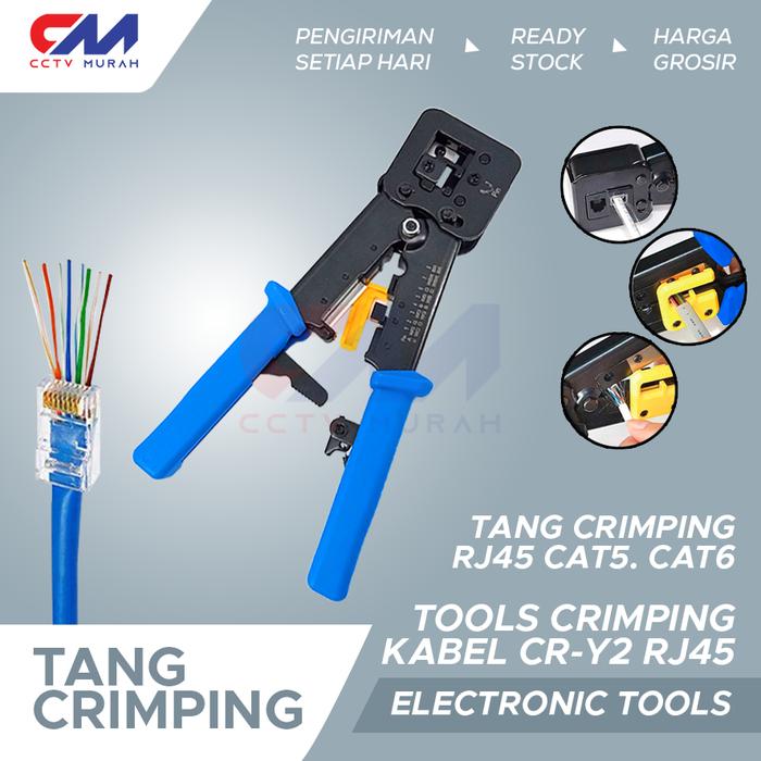 Jual Tang Crimping RJ45 Cat5,Cat6 | Crimping CR-Y2 Kabel RJ45 - Jakarta ...