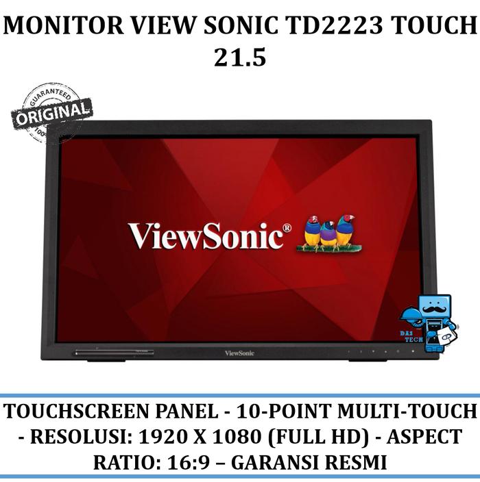 Jual MONITOR VIEW SONIC TD2223 TOUCH 21.5 - GARANSI RESMI - Jakarta ...