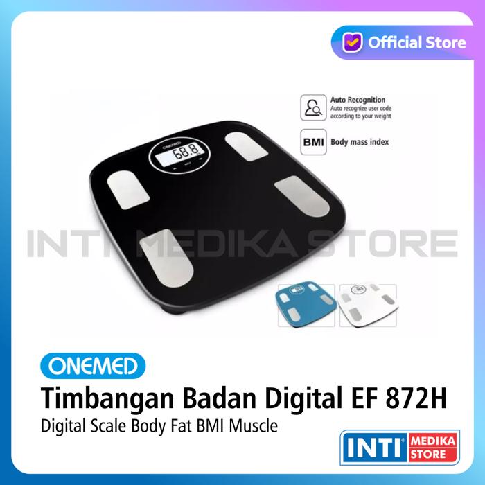 Jual Onemed - Timbangan Badan Digital Body Fat Bmi Muscle Ef 872h Di Seller Yama - Cengkareng ...