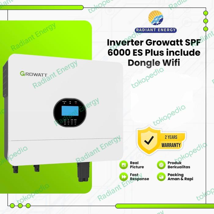 Promo Terbaru Growatt SPF 6000 ES PLUS OFFGRID HYBRID INVERTER - Kota ...