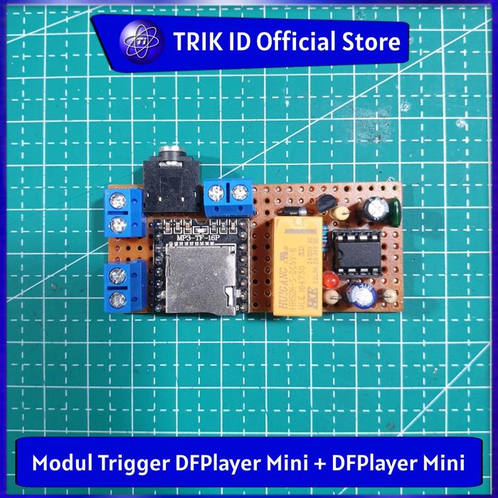 Jual Modul Trigger DFPlayer Mini + DFPlayer Mini Mp3 - Plus Micro SD - Kota Bekasi - TRIK ID ...