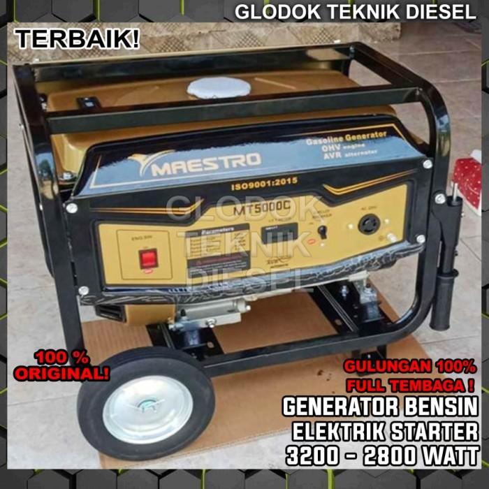 Jual Genset 3000 watt 100% Full Tembaga / Maestro MT 5000 CE ORI - Kota ...