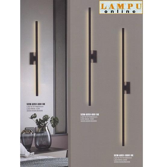 Jual lampu dinding minimalis led linear SCW-A951 - Jakarta Utara - LampuOnline.net | Tokopedia