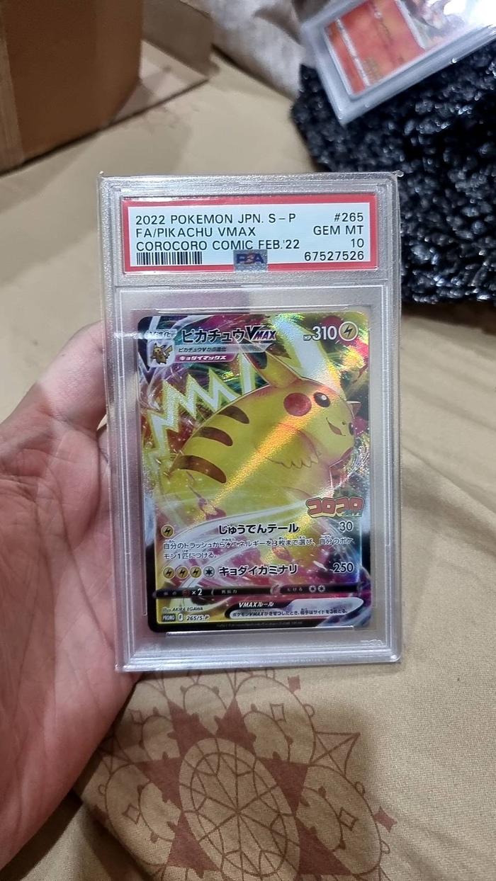 Jual PSA 10 Japanese S Promo 265 Full Art Pikachu Vmax Corocoro Comic 2022 - Jakarta Barat ...