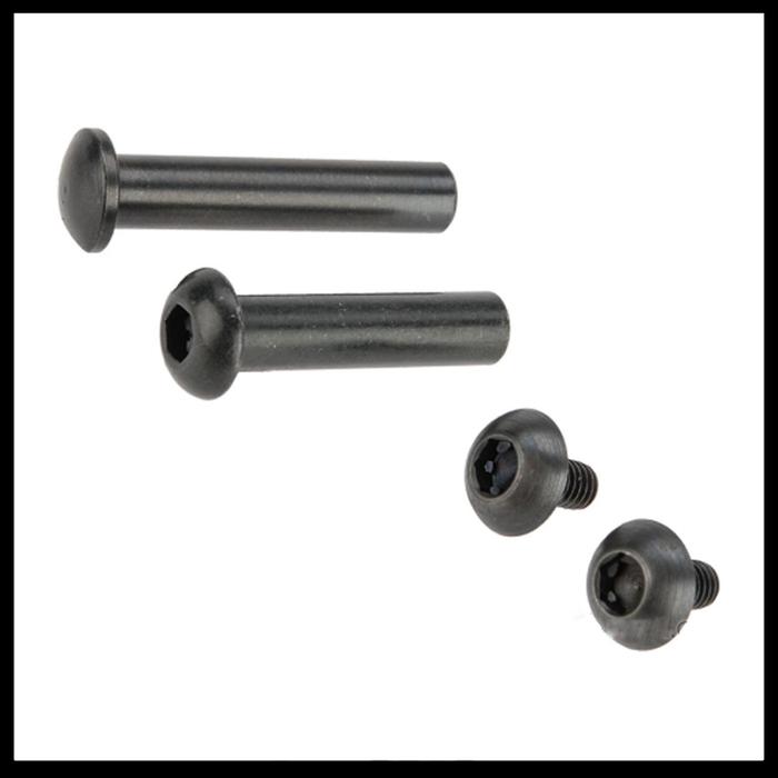Jual Baut Pengunci Lock Receiver Pin Body Metal M4 AEG Parts Black ...