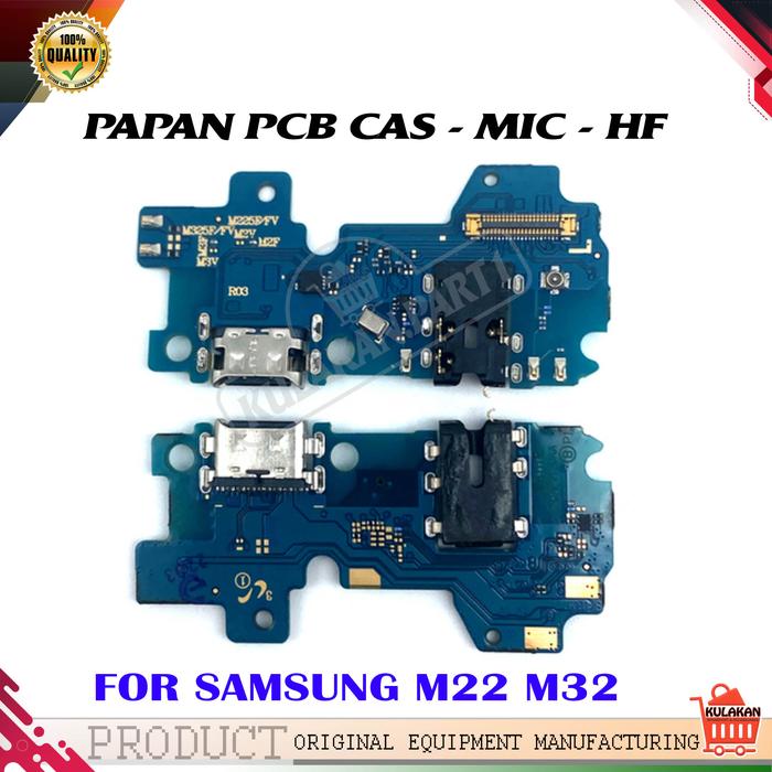 Jual PAPAN CAS SAMSUNG M22 M32 FLEKSIBEL PCB UI BOARD CONNECTOR CHARGER ...