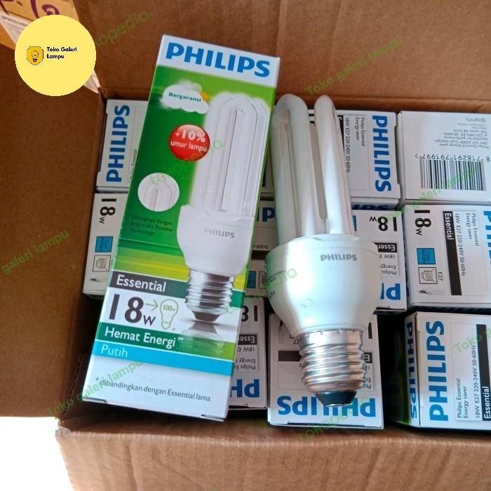 Jual LAMPU PHILIPS ESSENTIAL 18W WARNA PUTIH - Jakarta Pusat - Toko galeri lampu | Tokopedia