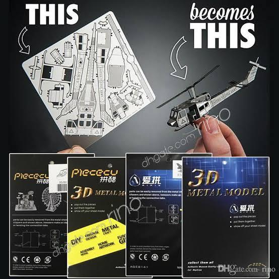 Jual 3d Metal Puzzle Diy Miniatur Serangga - Scorpion Di Seller Velvet ...