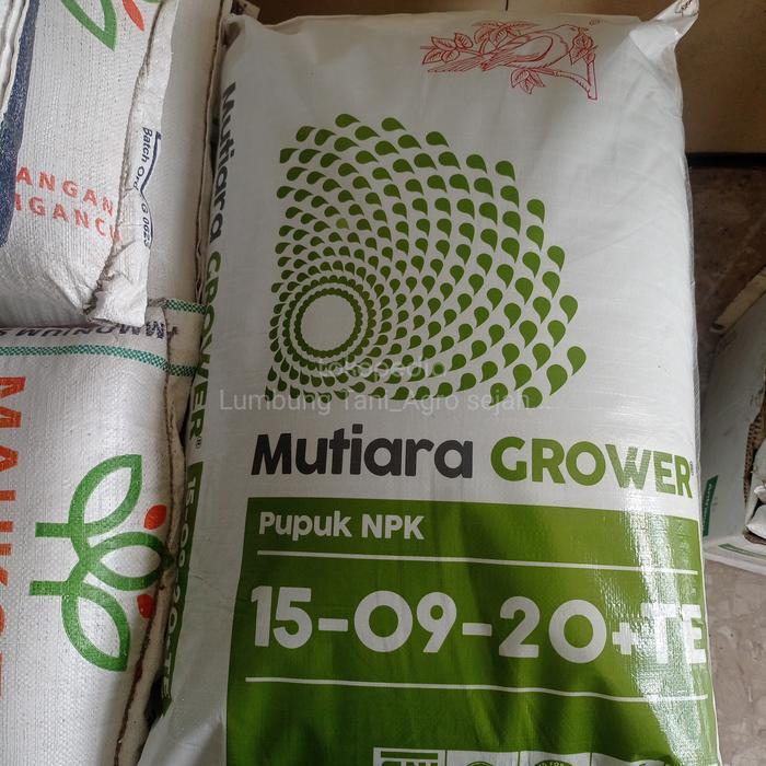 Jual Pupuk NPK Grower 50 kg 15-09-20 NPK Mutiara Kemasan Original ...