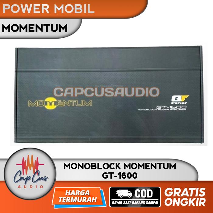 Jual POWER MONOBLOCK MONOBLOK MOMENTUM GT-1600 CLASS D / AMPLIFIER ...