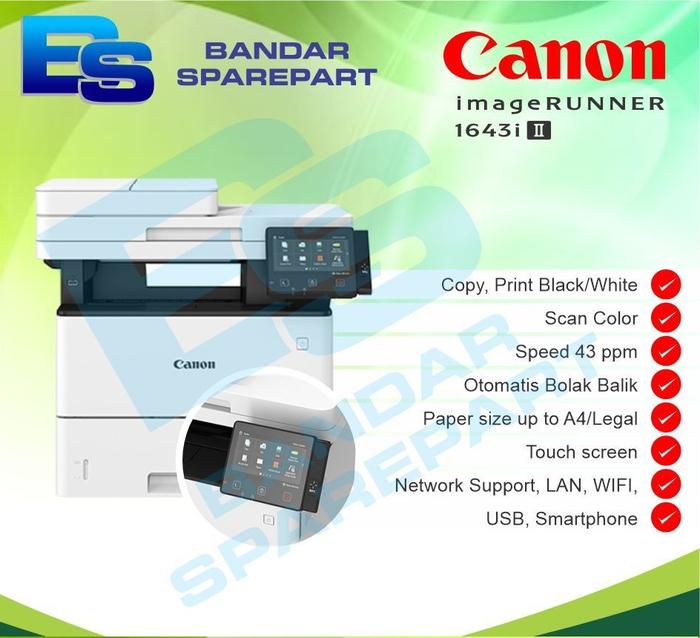 Jual Mesin Fotocopy CANON iR 1643i-II imageRUNNER 1643i-II - Kota ...