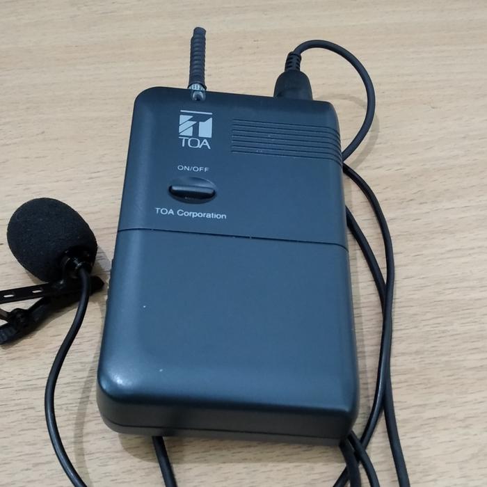 Jual microphone wireless TOA mic jepit UHF - Kab. Sleman - Jogja Retro ...