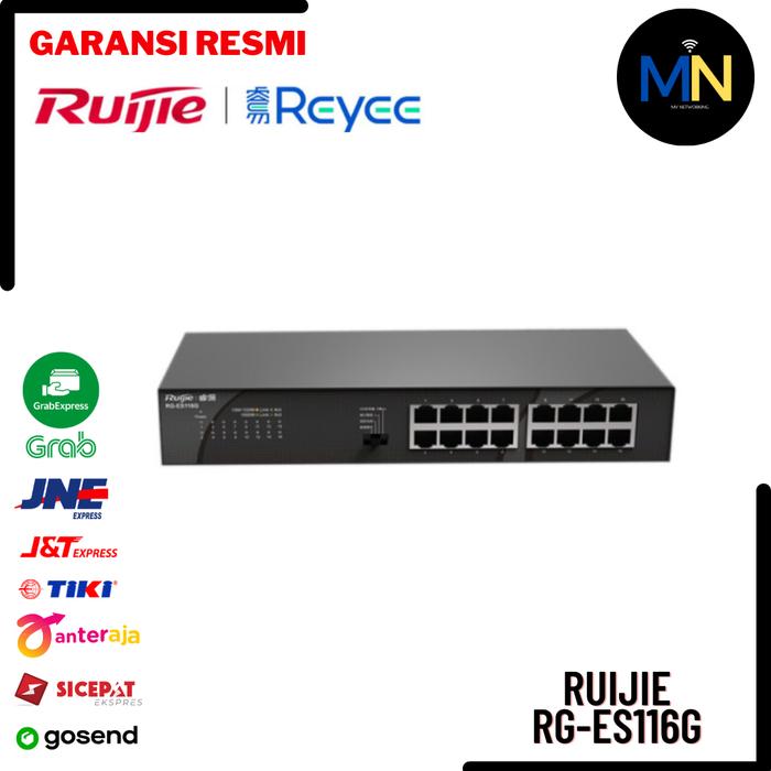 Jual Ruijie RG-ES116G , 16 Port Gigabit Desktop Unmanaged Switch ...