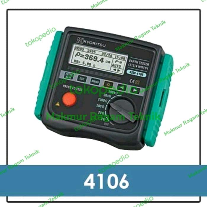 Jual Kyoritsu 4106 Digital Earth Tester Meter Grounding Resistance ...