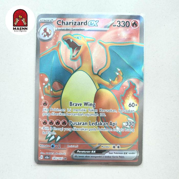 Jual Pokemon 151 - Charizard ex SR TCG Indo - Jakarta Utara - maenn ...