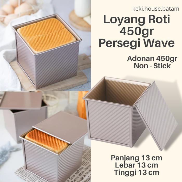 Jual Chefmade Loyang Roti Persegi Adonan 450gr Gelombang Nonstick ...