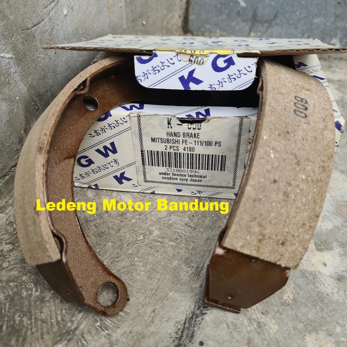 Jual KGW Hand Brake Shoe Mitsubishi FE-111 100 PS Kampas Rem Tangan K-600 - Kota Bandung ...