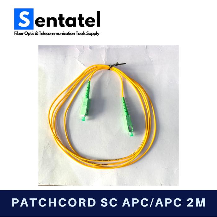 Jual PATCHCORD FIBER OPTIC SC APC SC APC 2 METER SIMPLEX - Jakarta ...