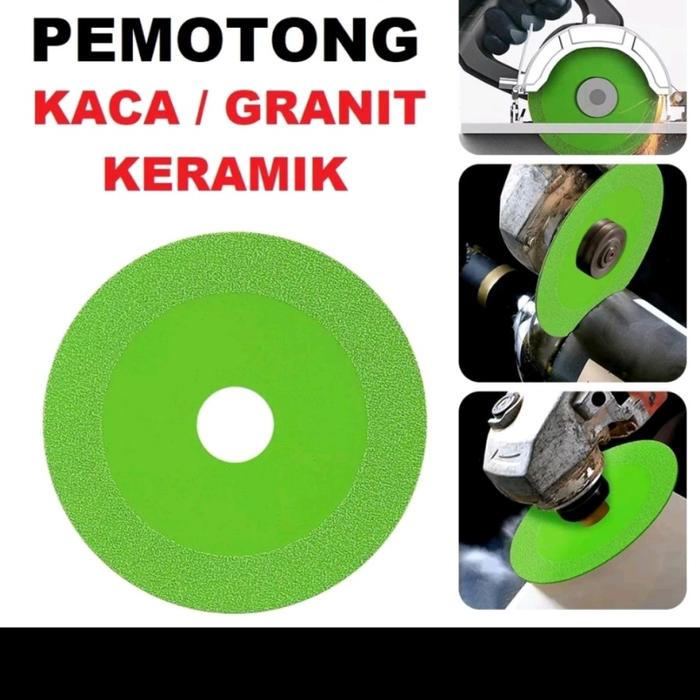 Jual glass cutting disc jade crystal mata gerinda pemotong kaca keramik ...