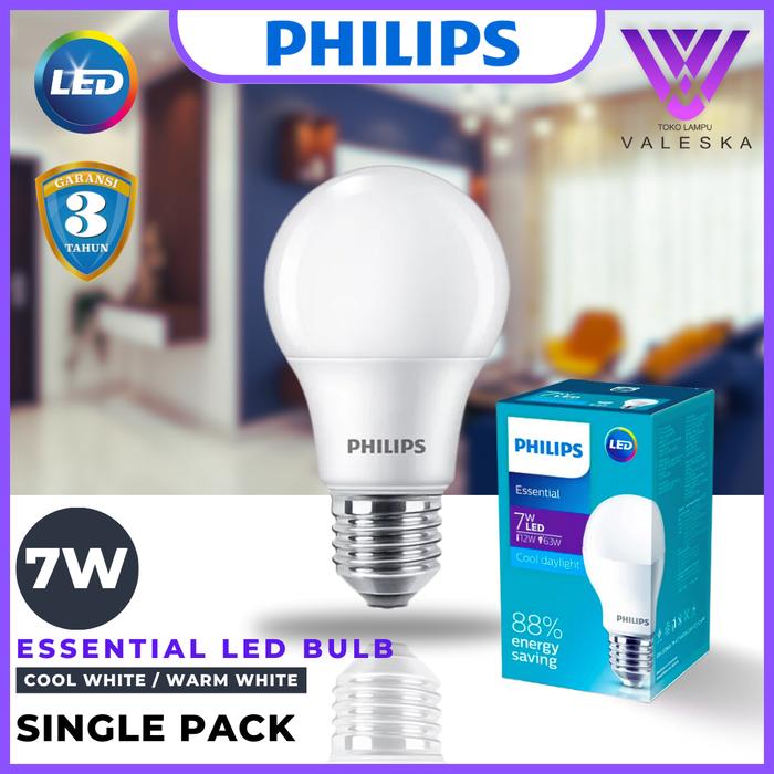 Jual Lampu LED Philips Essential Bohlam EssLed Ledbulb 3W 5W 7W 9W 11W 13W - Kota Surabaya ...