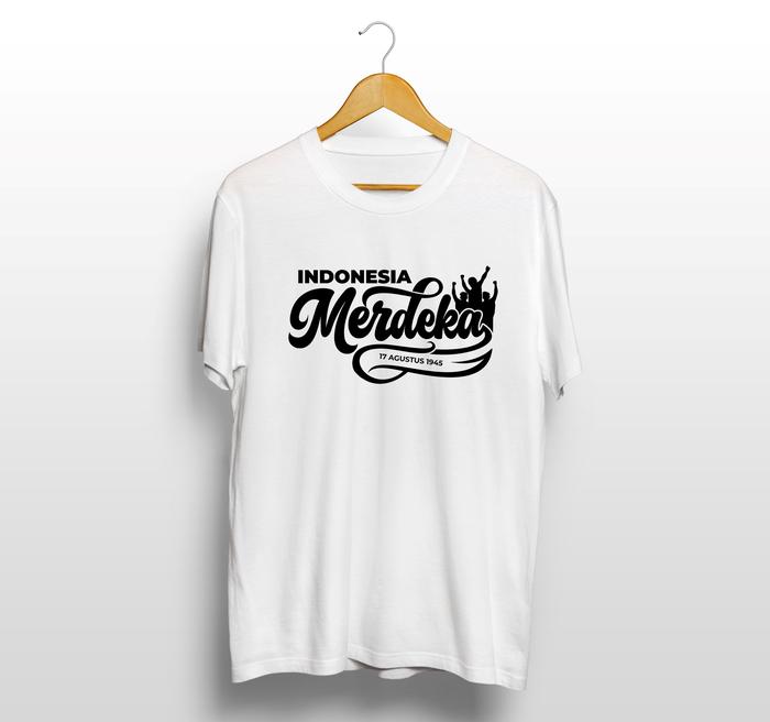 Jual Kaos Kemerdekaan Distro Tulisan Indonesia Merdeka 17 Agustus ...