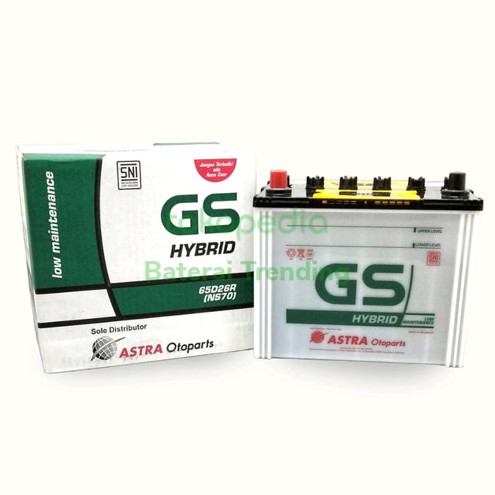 Jual Accu Aki Mobil Kijang Panther Truk Hino Fuso GS Astra Hybrid NS70 65AH - Kota Surabaya ...