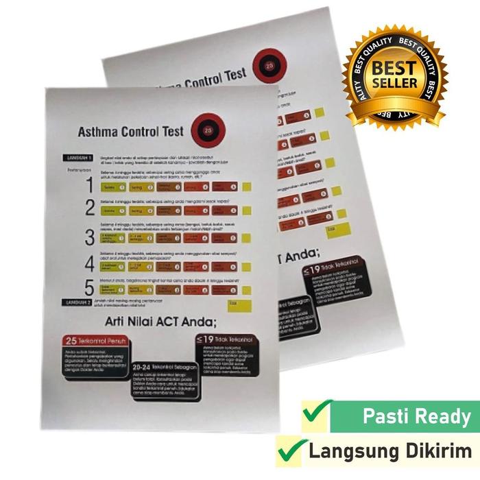 Jual Poster Asthma Control Test, Poster Asma Kontrol Tes, Poster ACT ...