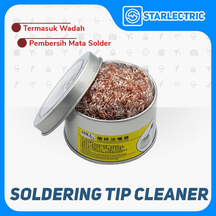 Jual Pembersih Mata Solder Tip Cleaner Iron Mesh Welding Cleaning ...