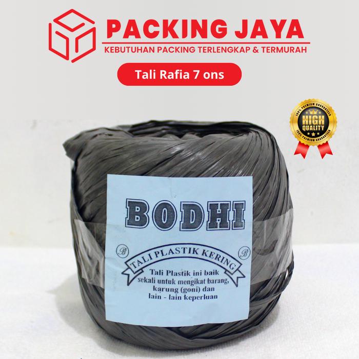 Jual TALI RAFIA PLASTIK HITAM 7ons MEREK BODHI PER GULUNG - Kota ...